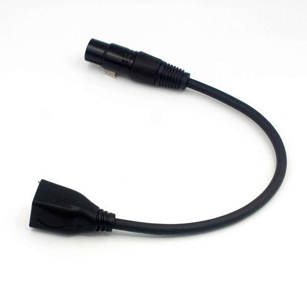 XLR RJ45 Adapter Cable, XLR 3 Pin Female to RJ45 Female Adapter ...